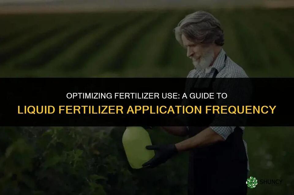 Optimizing Fertilizer Use: A Guide To Liquid Fertilizer Application ...