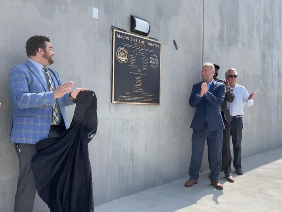 Atrium Health Amphitheater holds special plaque unveiling