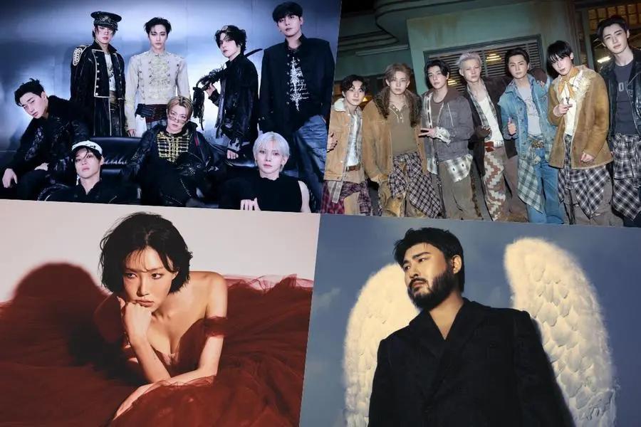 ATEEZ; ENHYPEN; Hwasa; And Car, The Garden Achieve Double Crowns On ...