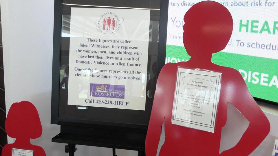 Silent Witness display honors domestic violence victims at Lima ...