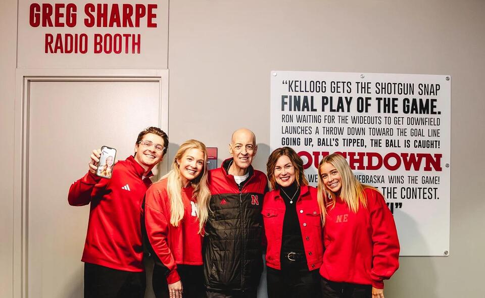 WATCH: Memorial Stadium radio booth named for Nebraska announcer Greg ...
