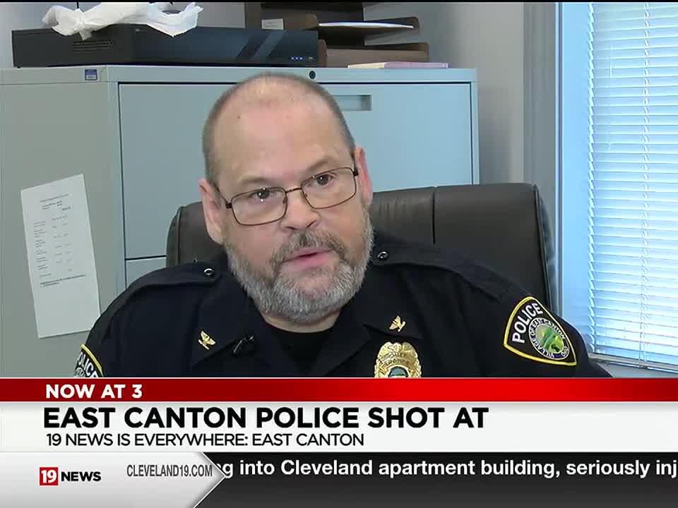 Shots were fired at an East Canton officer Saturday night during a ...