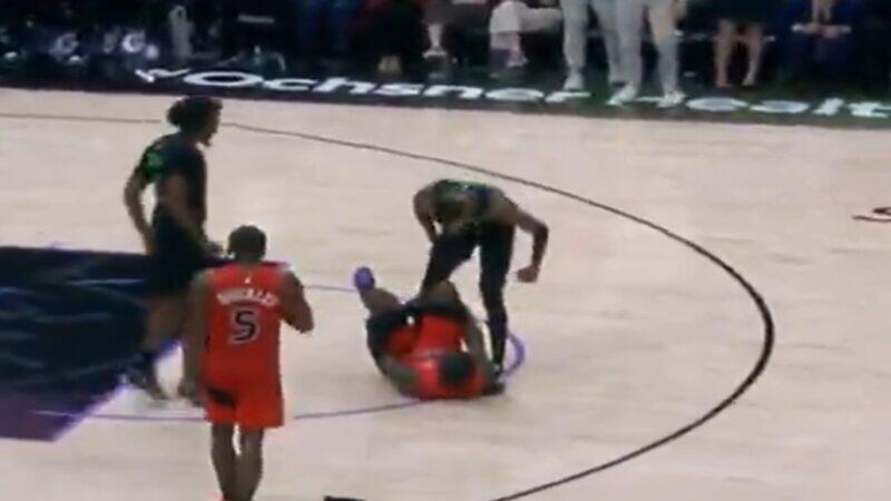 Dejounte Murray Drops Jamal Shead With Ridiculous Move Then Gets in His ...