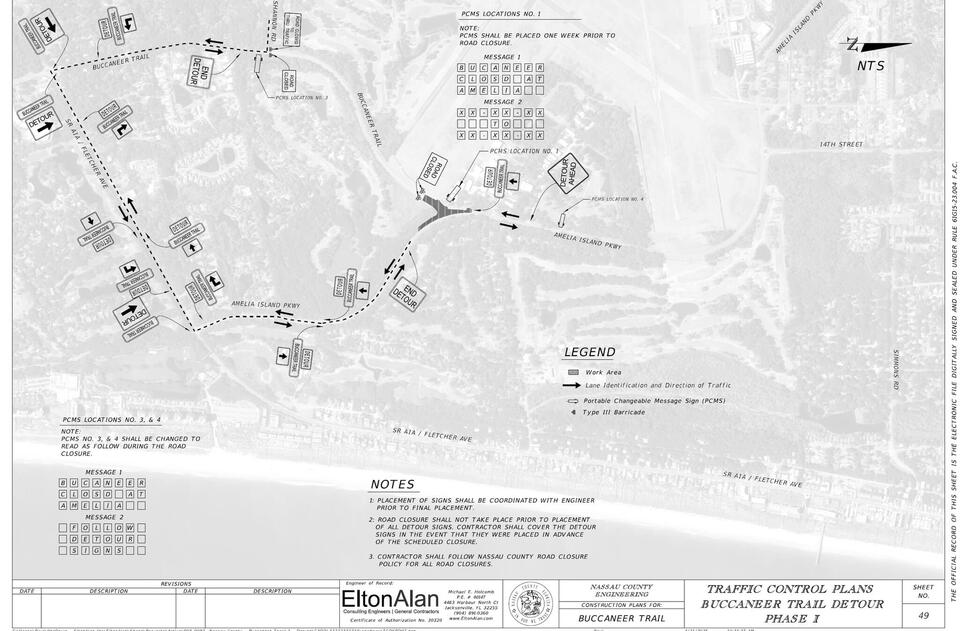 Amelia Island Parkway and Buccaneer Trail Roundabout Construction ...