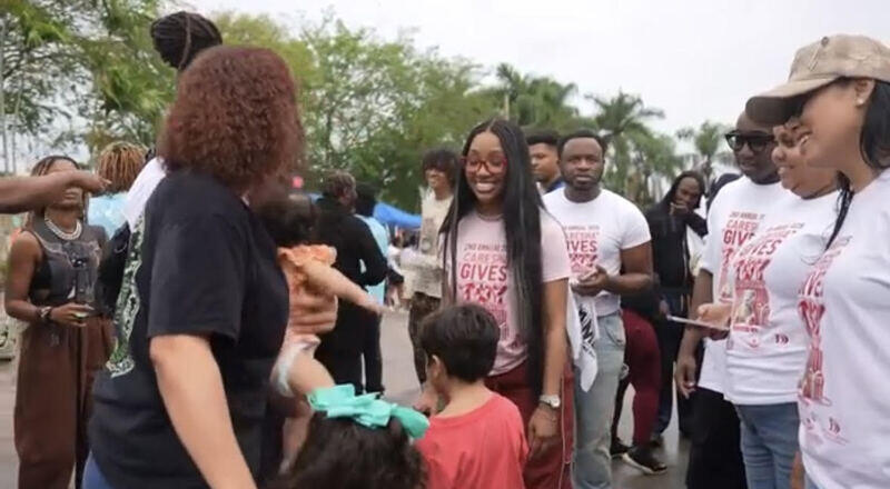 Yung Miami hosts her 2nd annual Caresha Gives Toy Giveaway event in ...