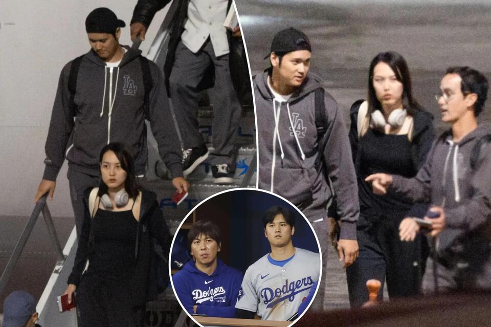Shohei Ohtani returns from Seoul with wife Mamiko Tanaka as interpreter ...