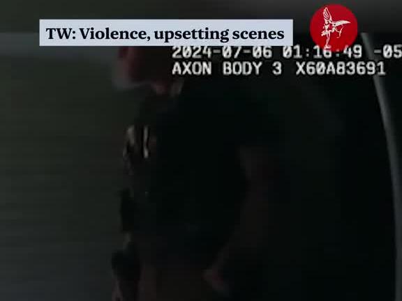 WARNING: Violence and upsetting scenes Bodycam footage released by ...