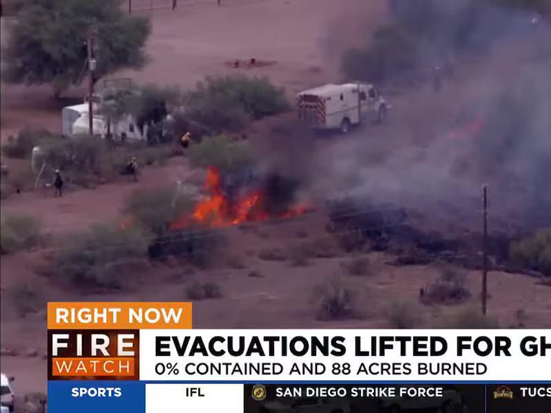 Ghost Fire burns 88 acres near Apache Junction, 0% contained