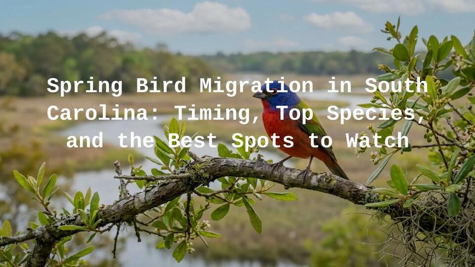 Spring Bird Migration in South Carolina: Timing, Top Species, and the ...