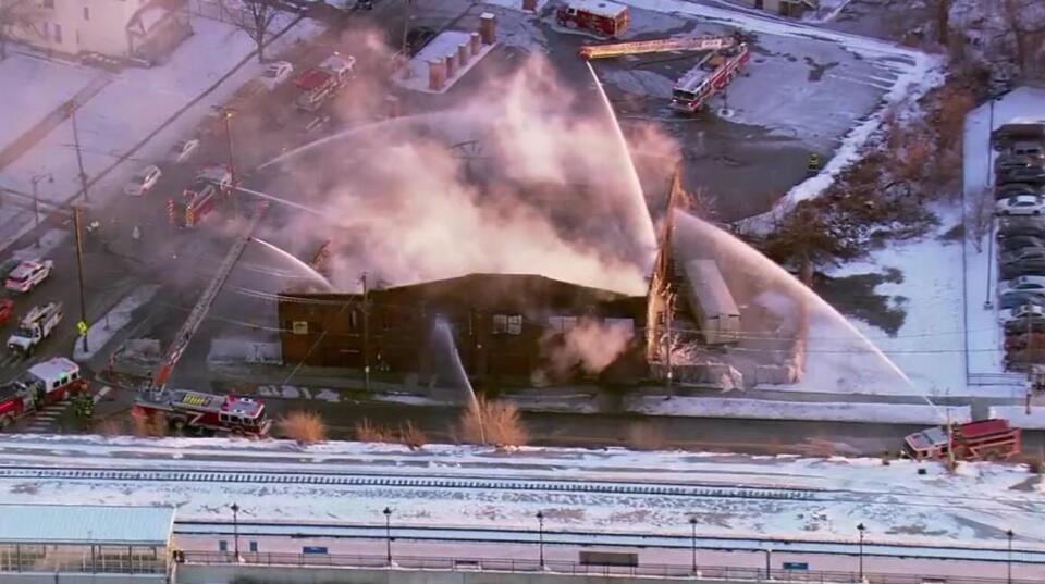 Fire burning in Joliet industrial building - NewsBreak