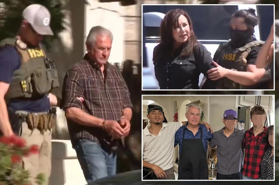 Video shows moment feds arrest ex-Judge Joel Cano and wife for allegedly sheltering illegal Tren ...