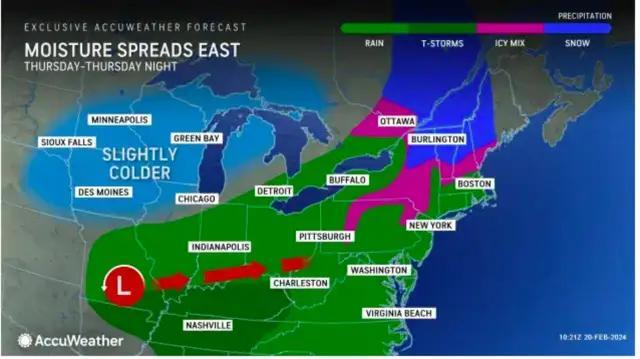 Here's Latest On Storm Headed To Northeast Bringing Widespread Rain ...