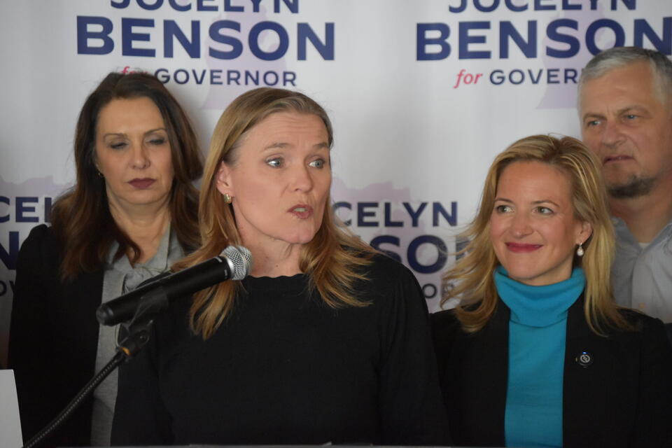 Brinks endorses Benson for governor, calling her ‘a tide that lifts all ...
