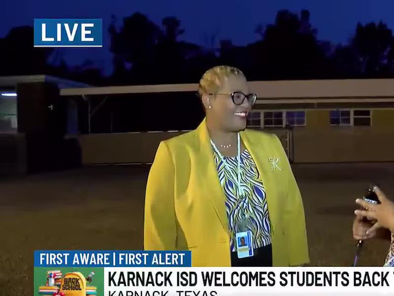 Karnack ISD welcomes students back to school