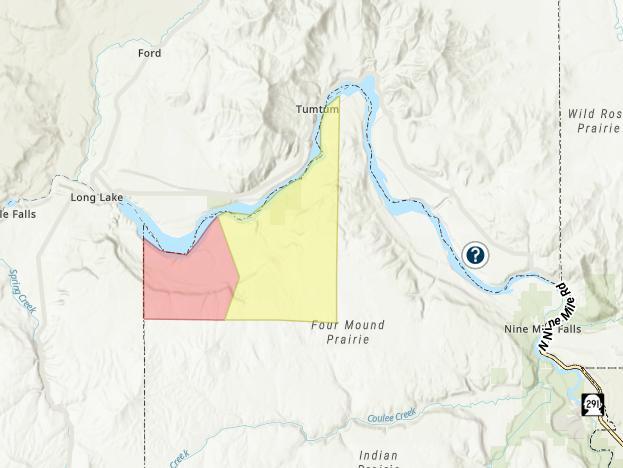 Evacuation alerts near Reardan as Crescent Road Fire moves towards ...