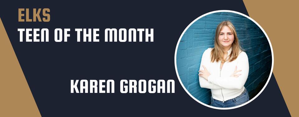 Recognized: Karen Grogan is Elks April Student of the Month - NewsBreak