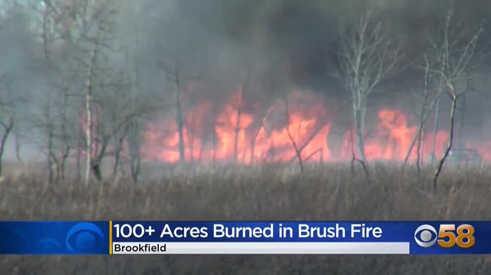 'Very scary': Large brush fire causes evacuations, over $300K in damage ...