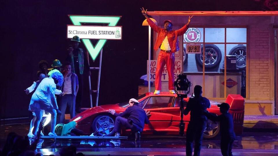 Watch Tyler the Creator's cinematic Grammys medley - NewsBreak