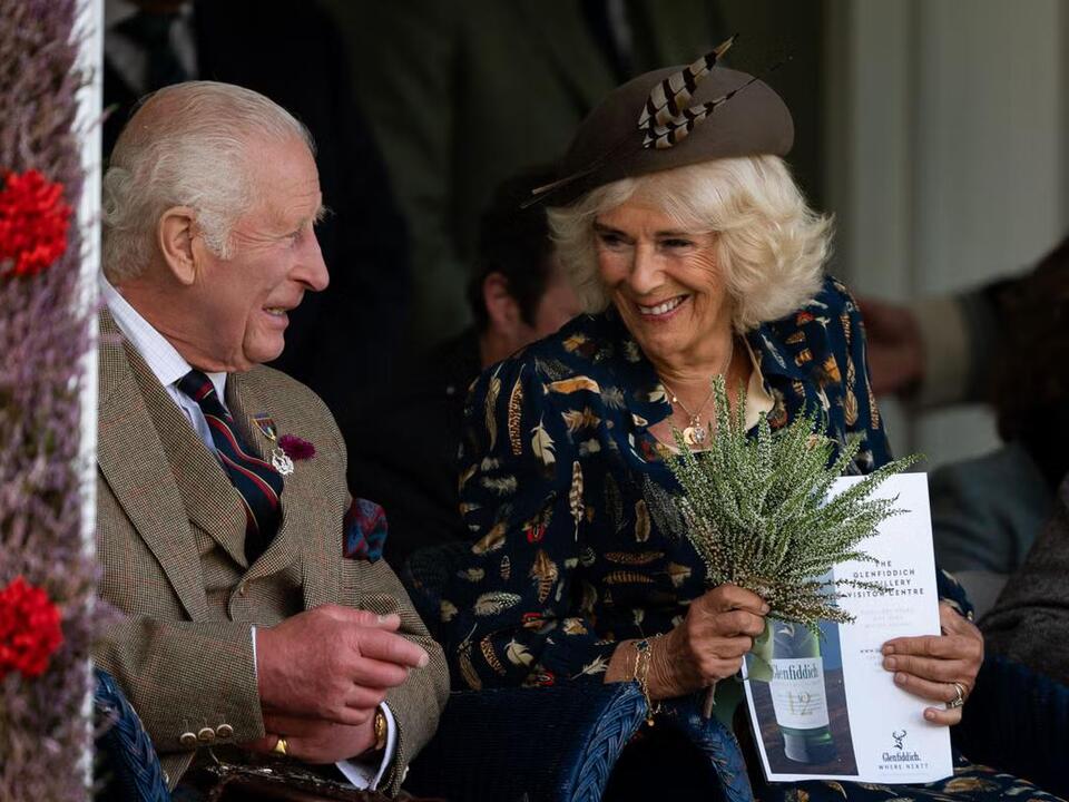 King and Queen share smiles at Highland Games before accession anniversary