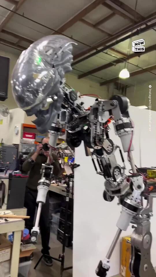 The xenomorph animatronic from Alien Romulus is just as scary in real ...