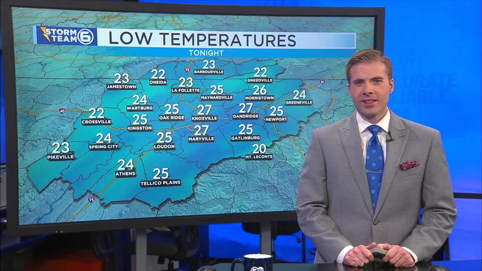 Knoxville weather: Freezing temperatures tonight ahead of a dry ...