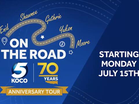 KOCO 5 celebrates our 70th anniversary with On the Road Tour