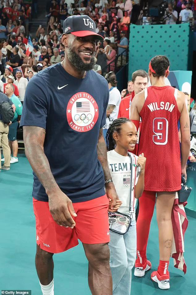 LeBron James' daughter Zhuri pays tribute to dad as she takes up ...