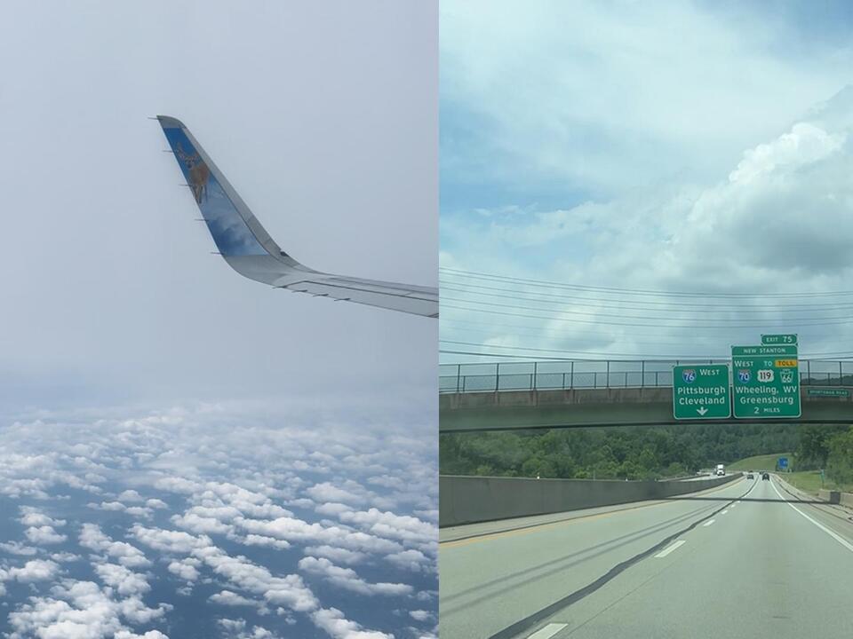 Flying vs. driving to Pittsburgh from Philly. What’s cheaper and faster?