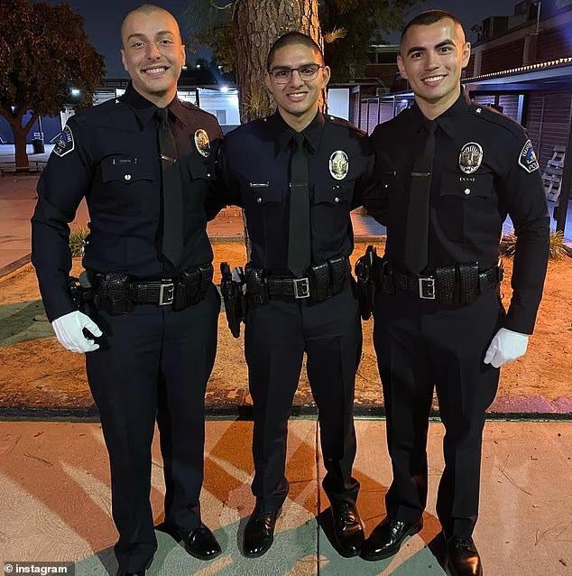 Hunky California cop sends hearts racing as he poses with French ...
