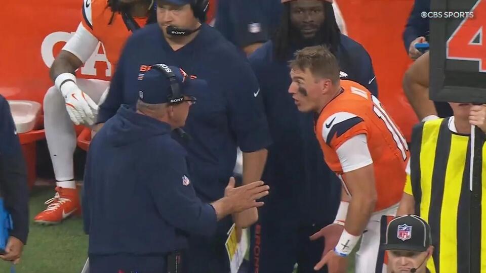 Bo Nix Presents Positive Contrast To Russell Wilson By Yelling Back At ...
