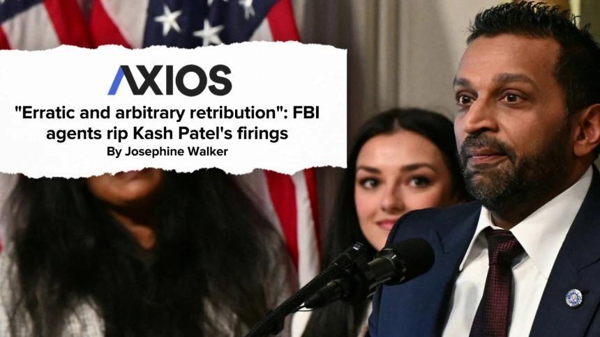 FBI Director Kash Patel throws temper tantrum after news reports of his ...