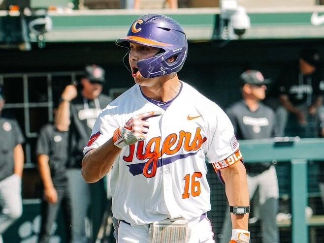 Nawrocki homers late, No. 10 Clemson beats No. 19 South Carolina again