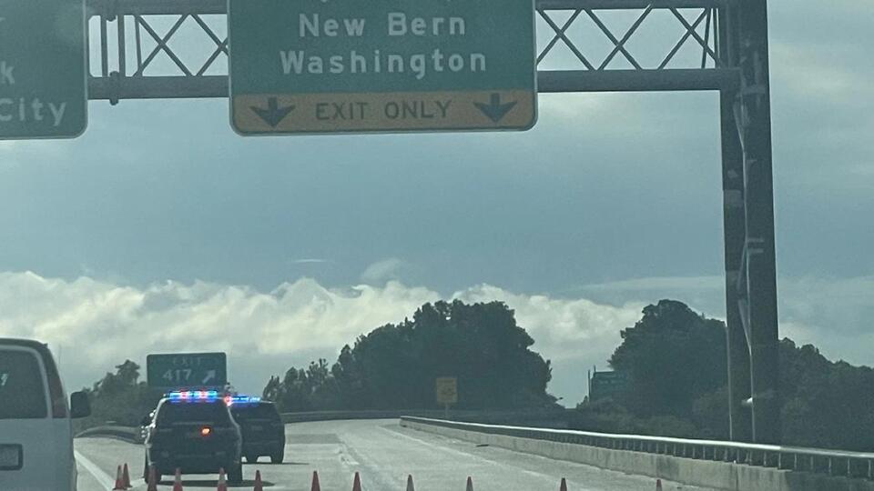 Neuse River Bridge reopened after collision - NewsBreak