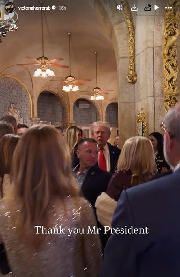 Grateful Venezuelans hug Donald Trump at opulent Mar-a-Lago dinner ...