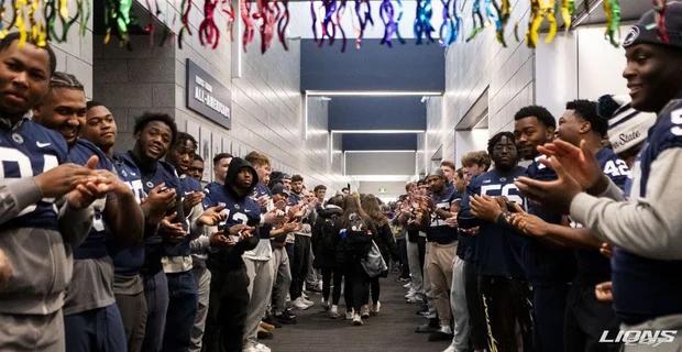 PHOTOS: Penn State football welcomes THON families to Lasch Building ...
