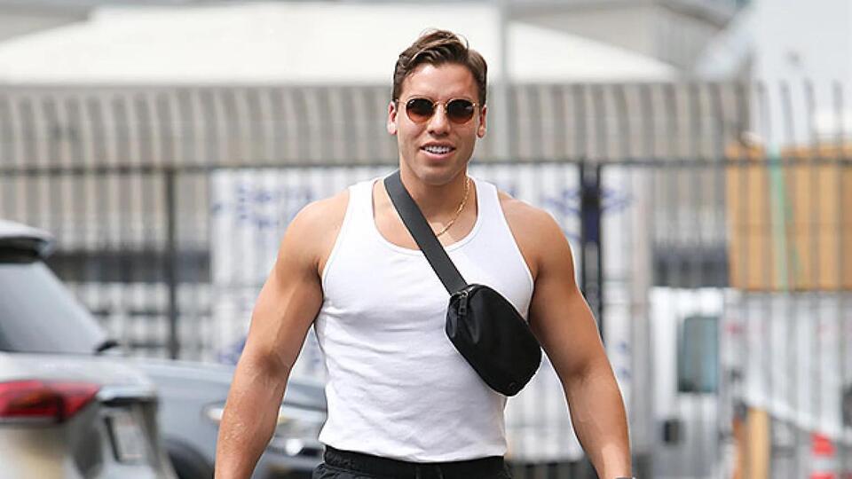Arnold Schwarzenegger’s Son Joseph Baena Wears Nothing But Open ...