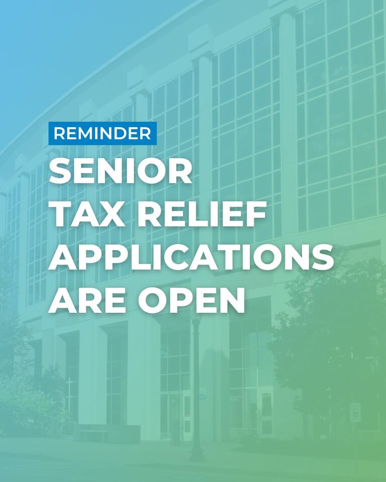 Applications open for senior property tax relief - NewsBreak