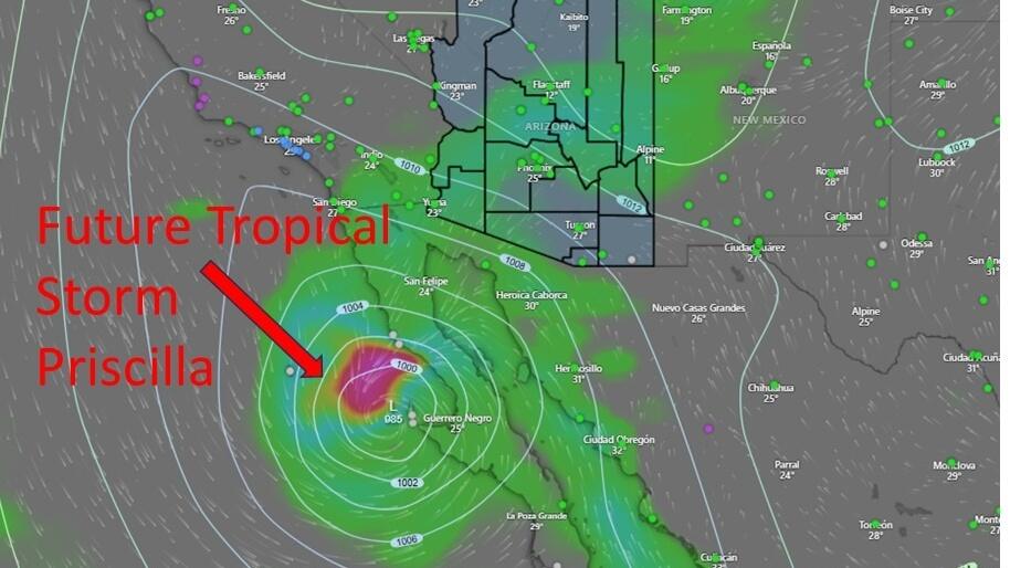 Future Tropical System Priscilla Poised to Deliver Big Impacts on ...