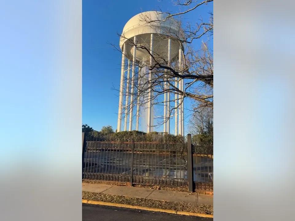 Griffin water tower gushing water | What residents need to know