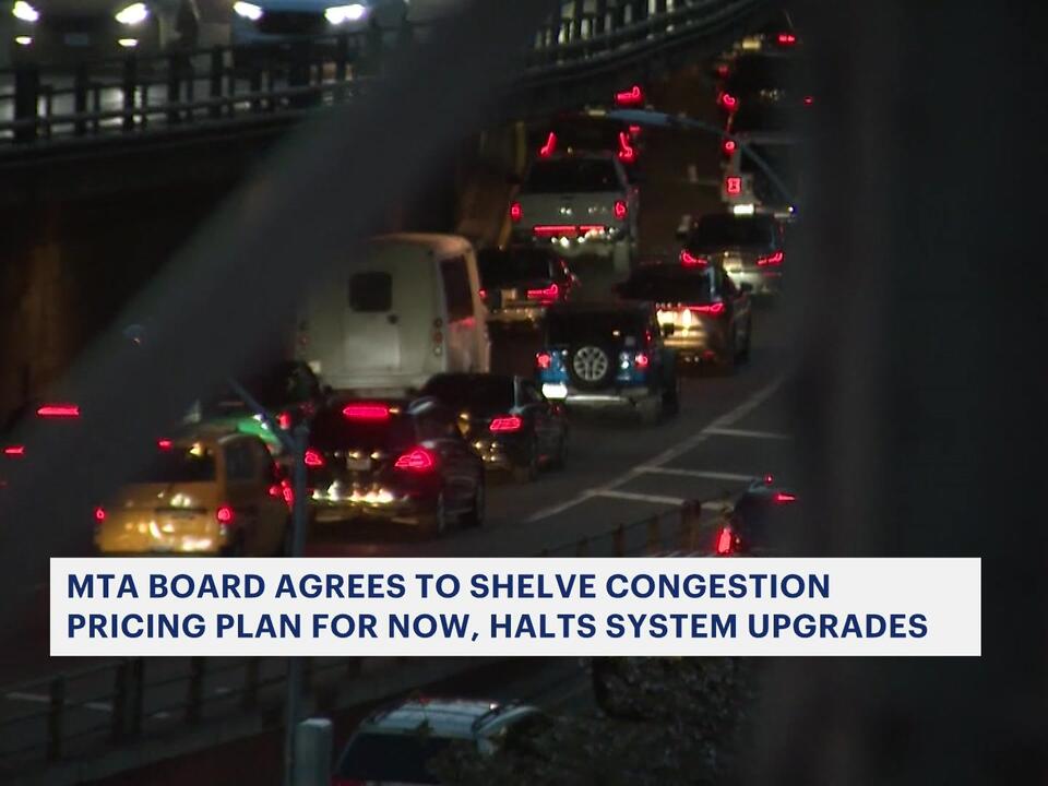 MTA votes to officially pause controversial congestion pricing plan