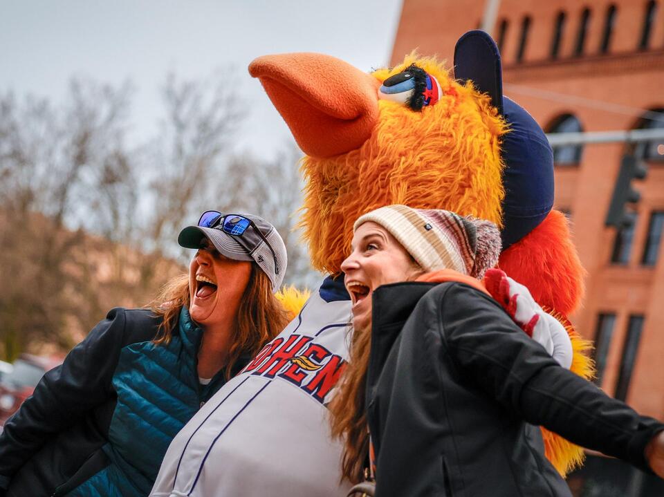 Mud Hens fans celebrate the start of the season at team's opening day ...