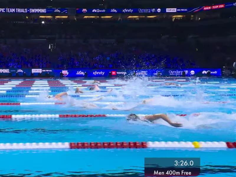 The Olympic Swim Trials kicked off in Indianapolis