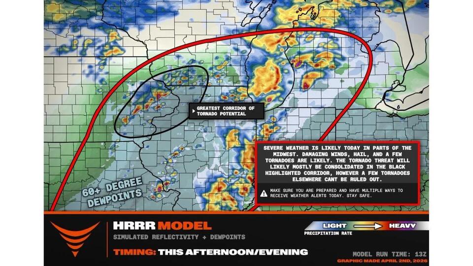 Iowa, Illinois and Wisconsin Face Strong Tornado Risk With Fast-Moving ...