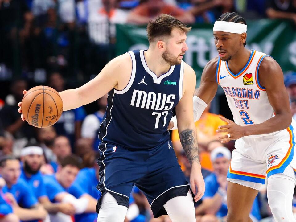 Banged-up Luka Doncic, Kyrie Irving propel Mavericks to key Game 3 win over Thunder