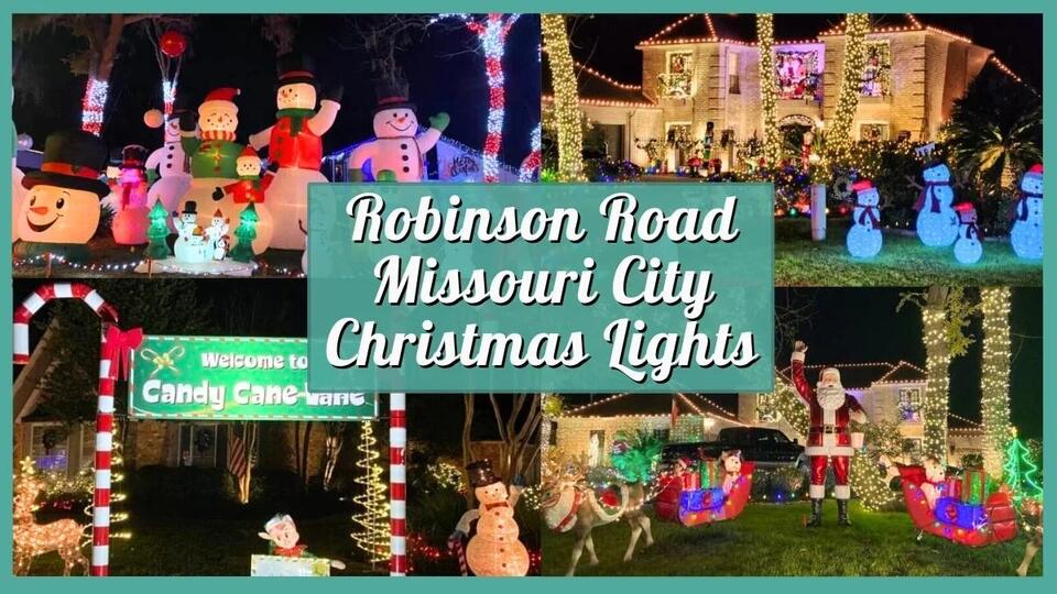 Robinson Road Missouri City Christmas Lights 2025 – Candy Cane Lane ...