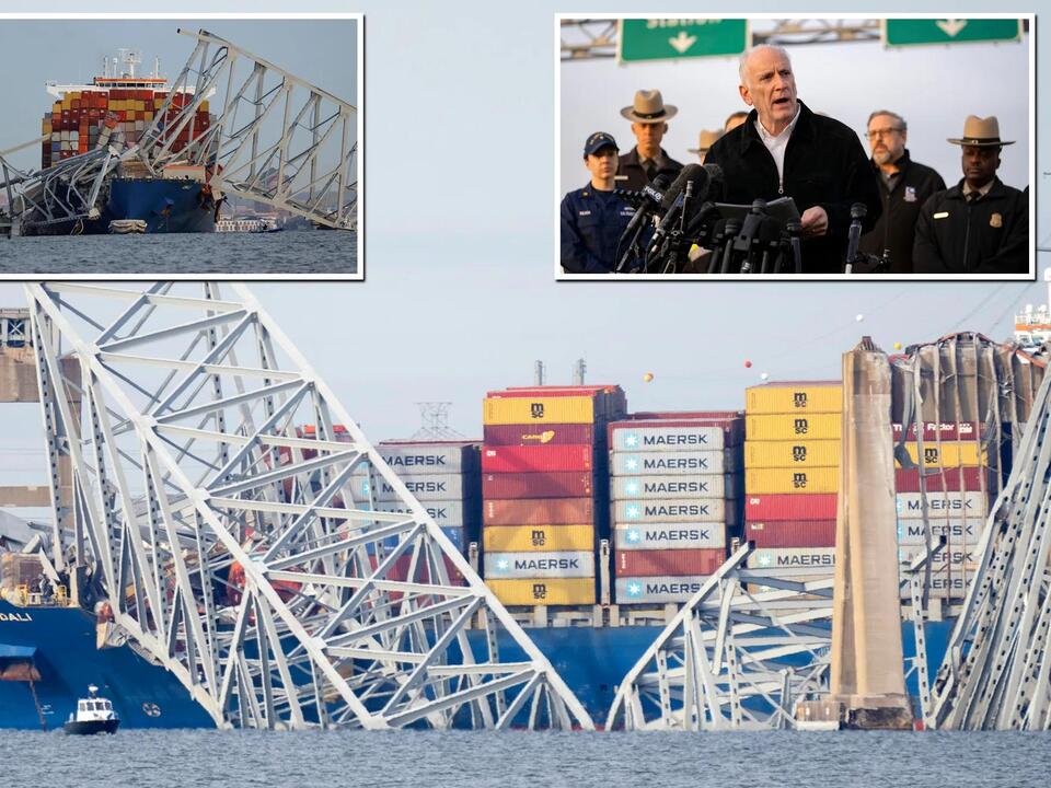 Search for Baltimore Key Bridge collapse victims suspended as six ...