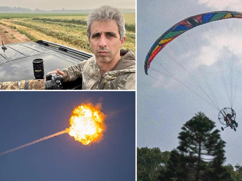 Israeli photog captured paragliders, strikes moments before Hamas ...
