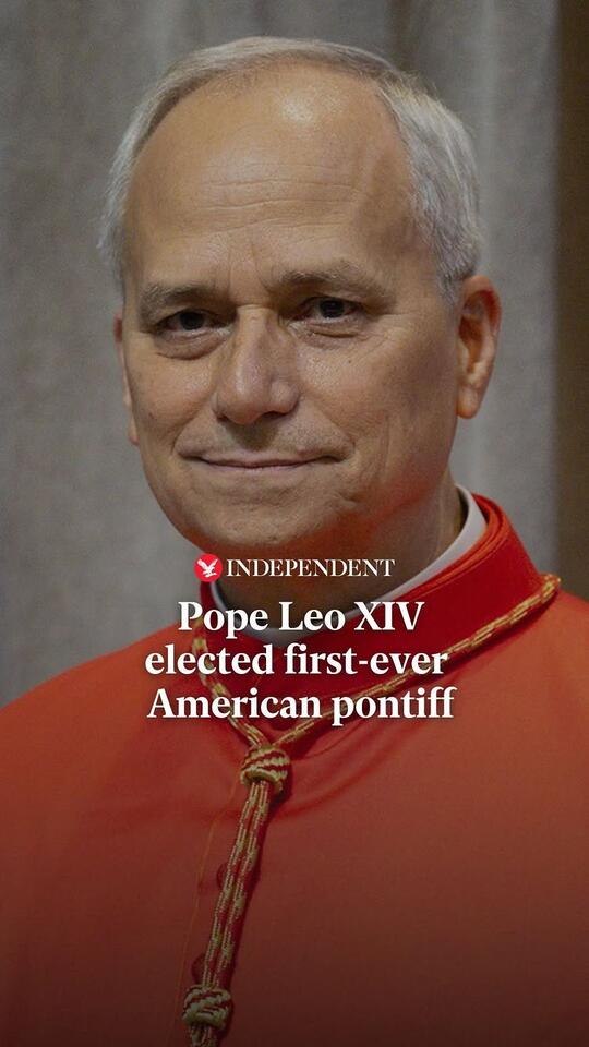 This is the moment Cardinal Robert Prevost was revealed as the new pope on Thursday (8 May ...