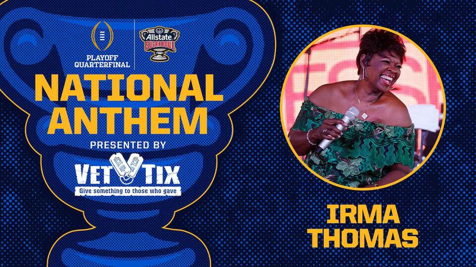 Soul Queen Irma Thomas to sing national anthem at Sugar Bowl - NewsBreak