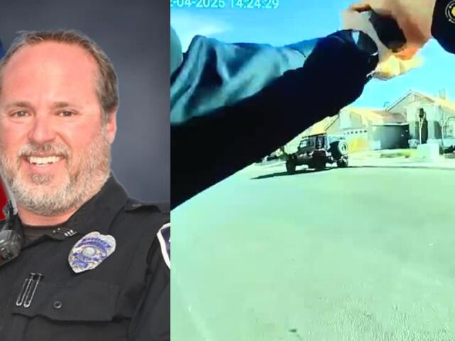New bodycam video shows moments before NLVPD Officer Roscow was killed ...